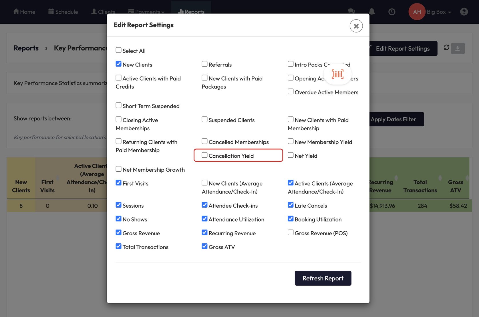 KPI Performance Report